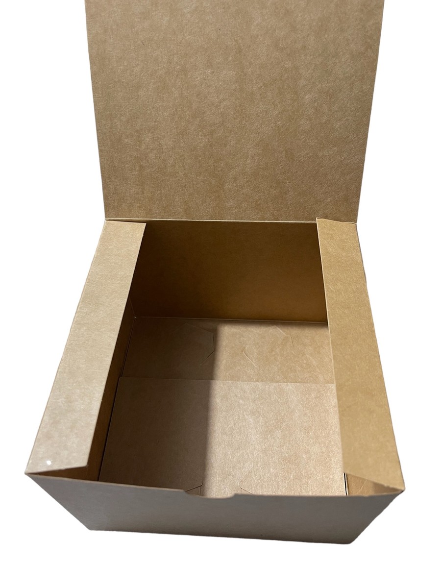 (6X6X4) Natural Kraft Paper Box