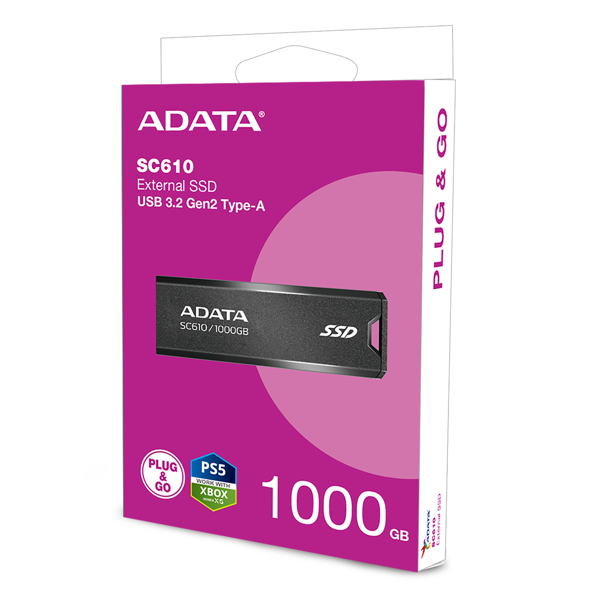 Memoria Usb 1Tb Ssd Adata Sc610