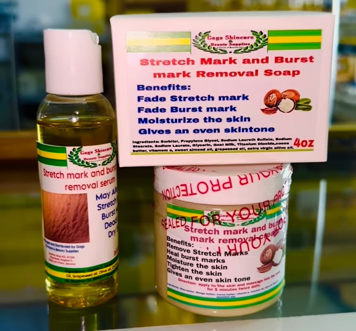 Stretch Mark And Burst Mark Removal Kit