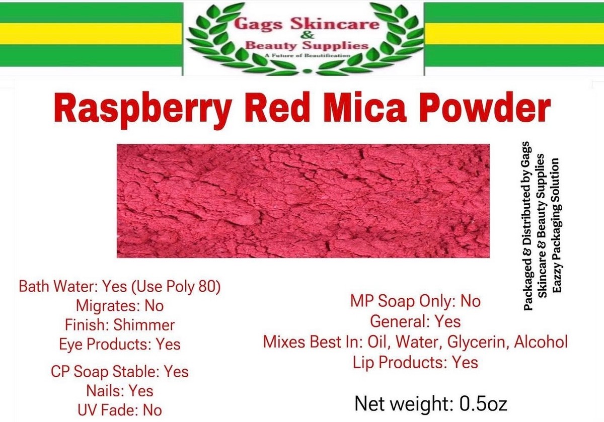 Raspberry Red Mica Powder