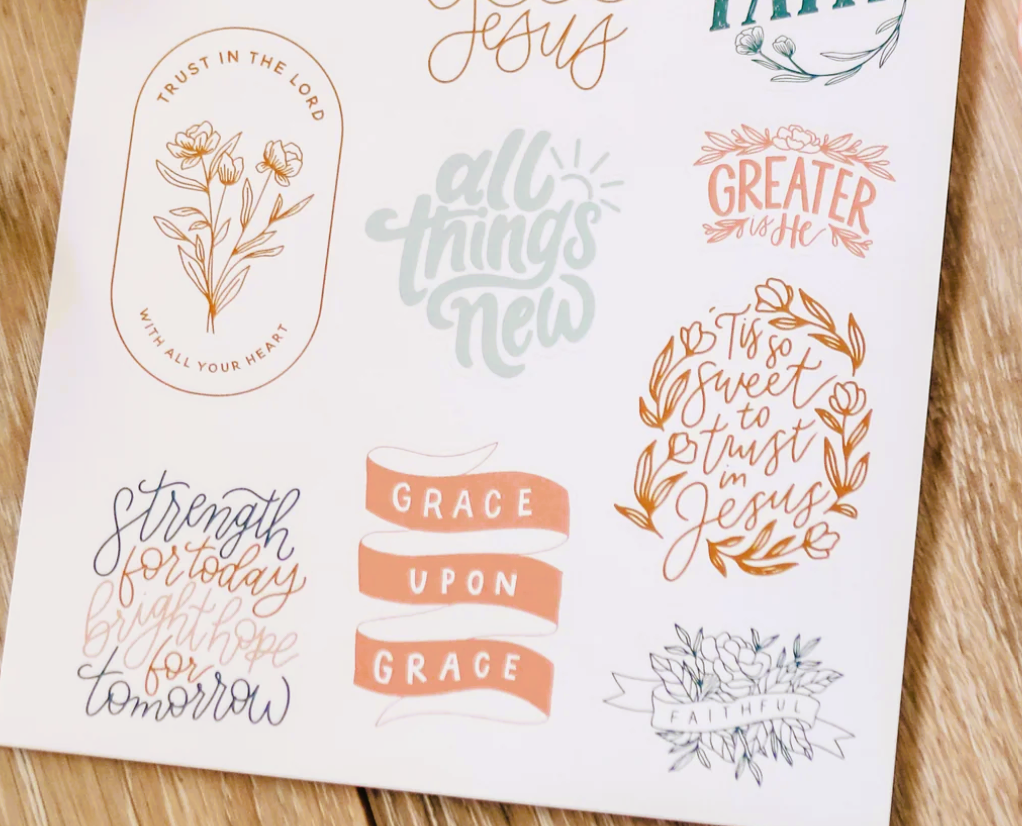 Bible Study Stickers Volume 1